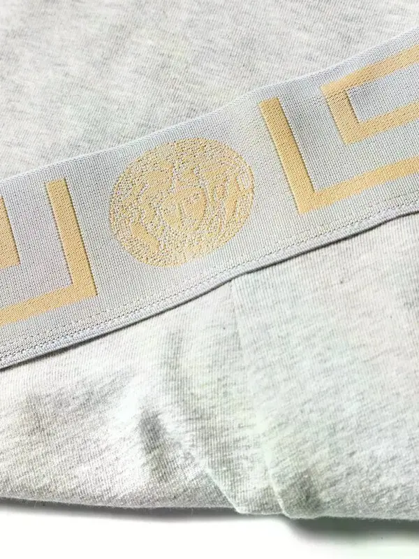 Versace Greca-waistband Cotton Boyshort