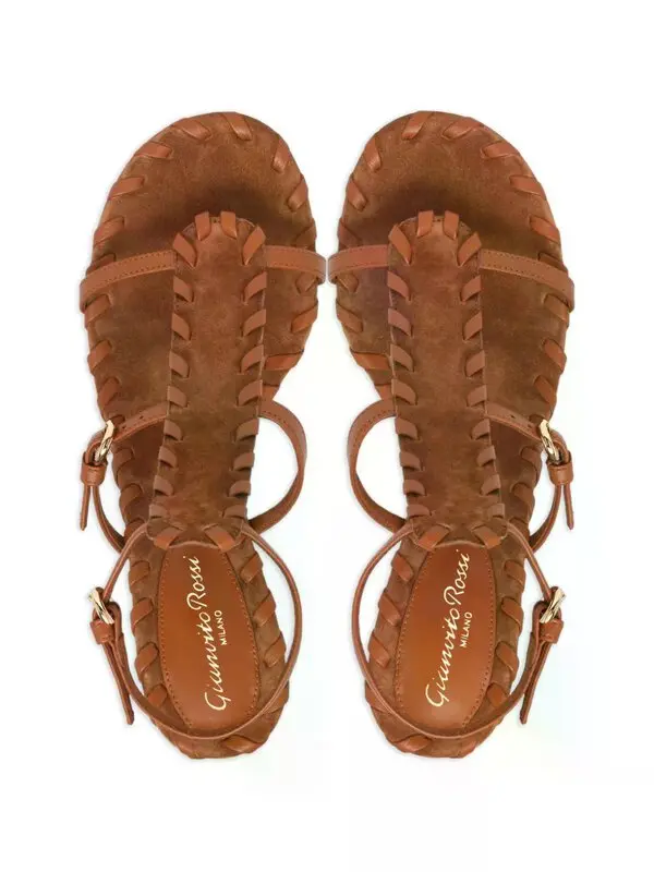 GIANVITO ROSSI Braided Strap Sandals