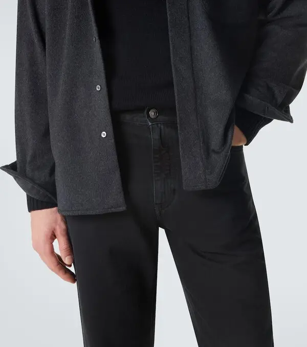 Zegna Straight Jeans - Black
