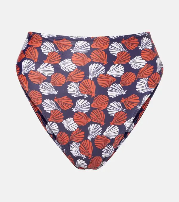 SAME Printed Bikini Bottoms - Blue