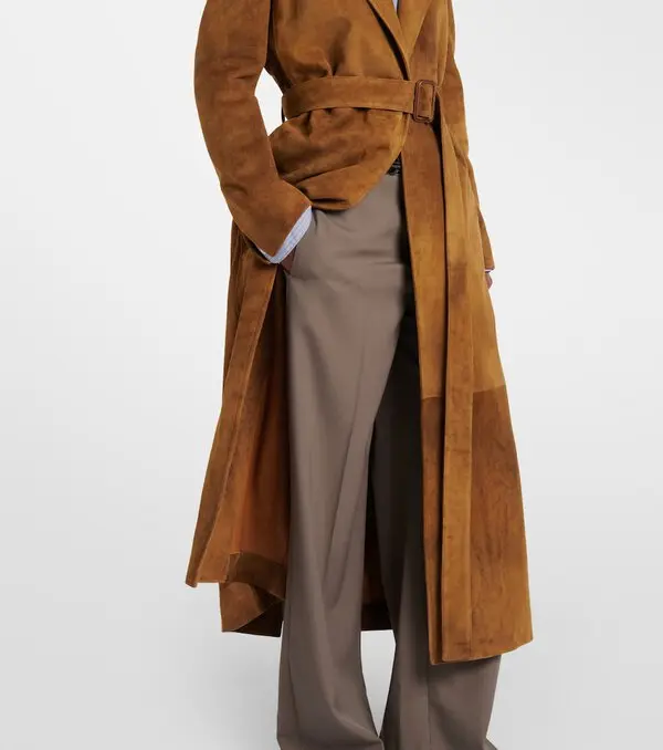 THE ROW Raisa Suede Coat