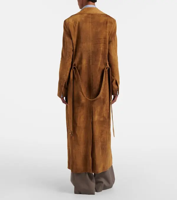 THE ROW Raisa Suede Coat