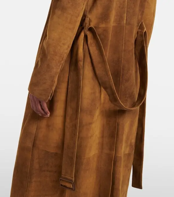 THE ROW Raisa Suede Coat