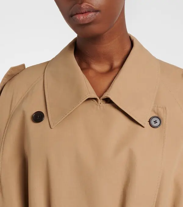 THE ROW Dester Cotton And Cashmere Trench Coat