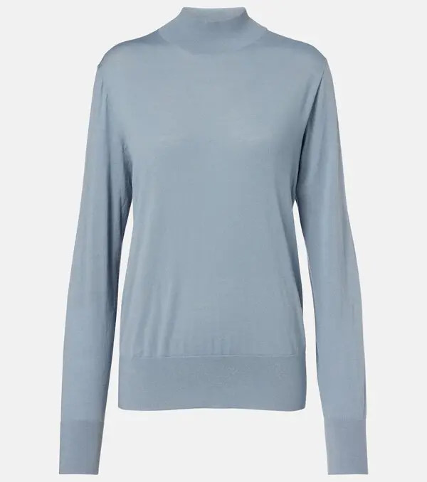 THE ROW Nari Wool Sweater - Blue