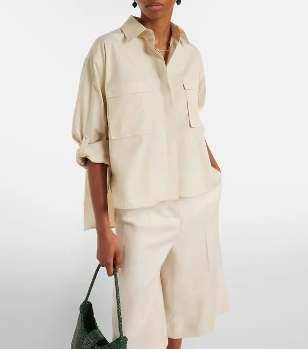 Max Mara Tenue Cotton Poplin Shirt