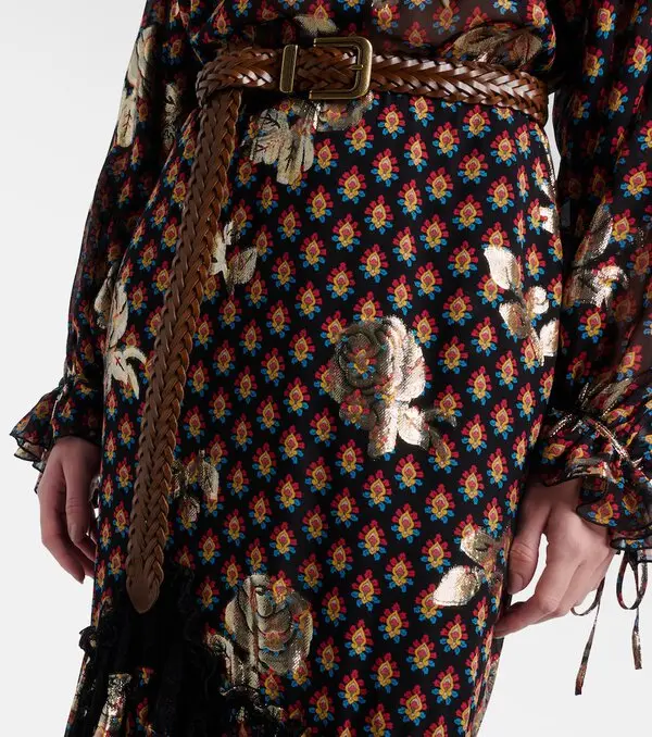 Etro Braided Leather Belt