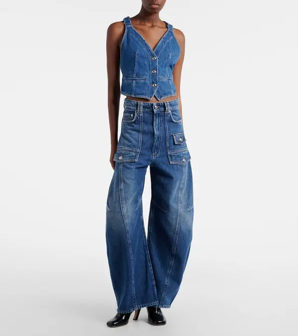 Sportmax Violino Barrel-leg Jeans