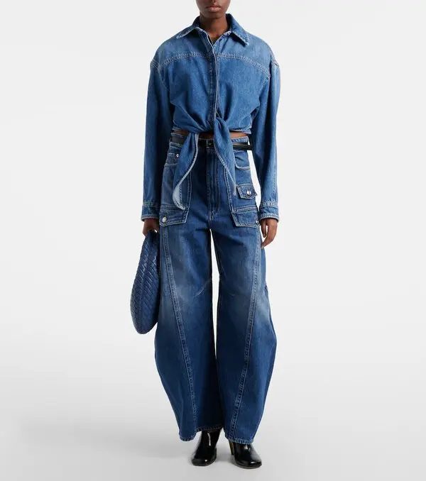Sportmax Violino Barrel-leg Jeans