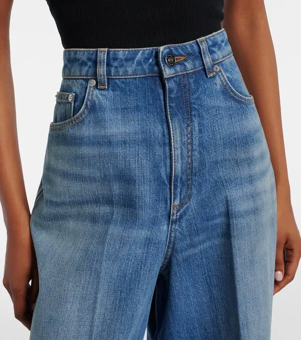Givenchy Mid-rise Wide-leg Jeans