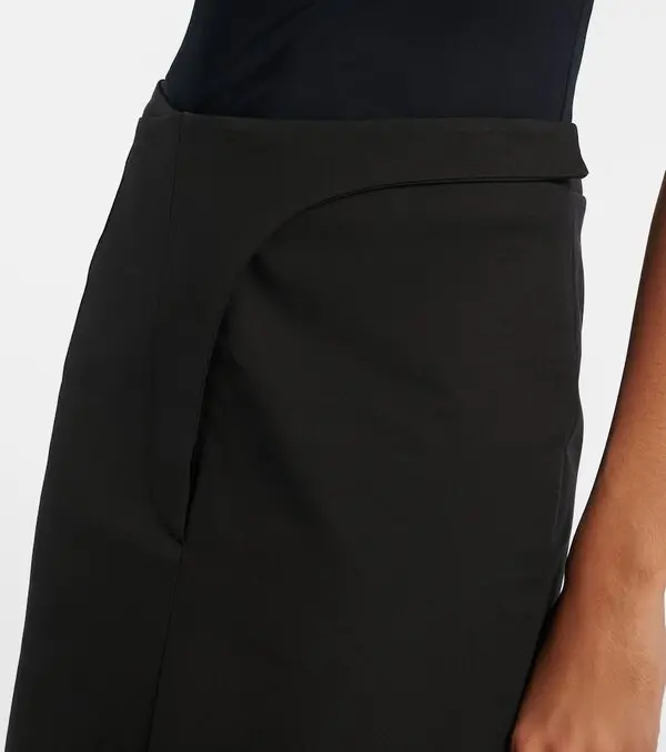 Sportmax Velo Cotton Pencil Skirt