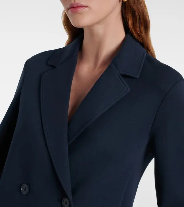 Max Mara Badia Double-breasted Cotton-blend Blazer