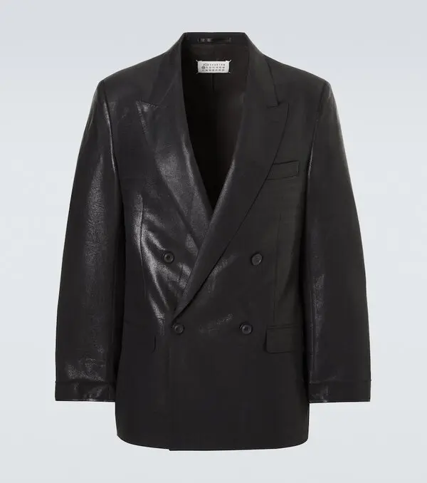 MAISON MARGIELA Double-breasted Virgin Wool Blazer