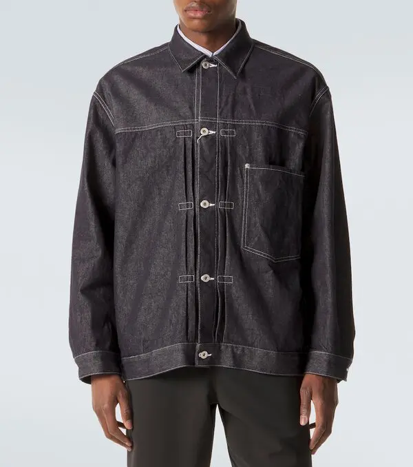 Comme Des Garçons Denim Jacket With Classic Collar