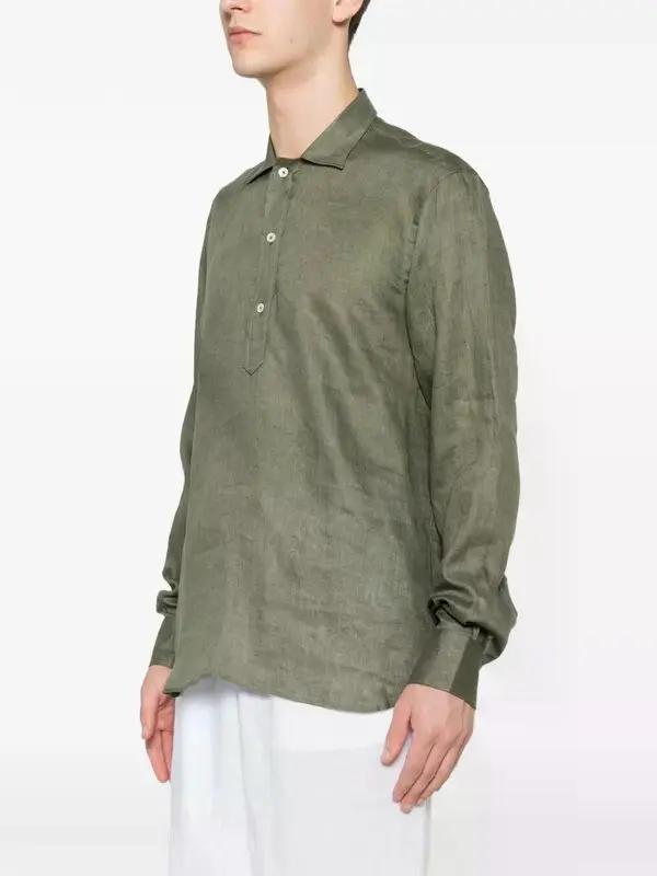 Tagliatore Dustin Half-button Shirt