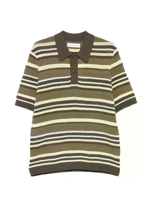 Samsøe Samsøe Samarco Striped Polo Shirt