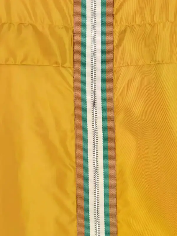 Moncler Zip-up Hooded Jacket - Yellow