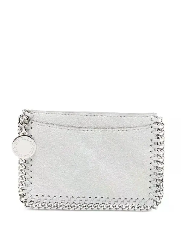 Stella McCartney Logo-pendant Cardholder - Grey