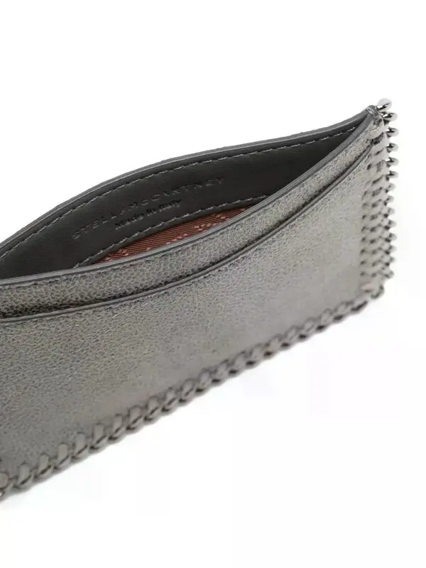 Stella McCartney Logo-pendant Cardholder - Grey