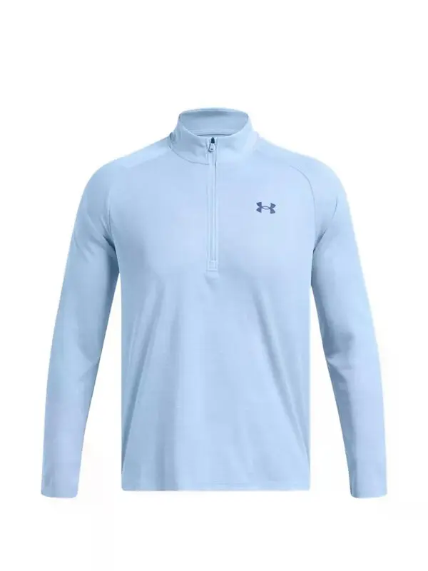 Under Armour Zip-fastening Top With Raglan Sleeves - Blue