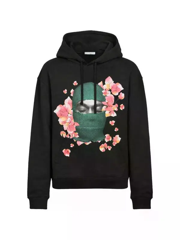 IH NOM UH NIT Floral Graphic Hoodie - Black