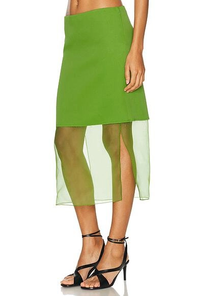 Khaite Sybil Midi Skirt
