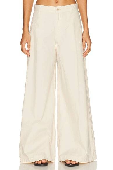 Polo Ralph Lauren Poplin Wide Leg Trousers
