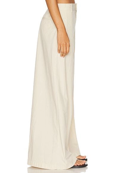 Polo Ralph Lauren Poplin Wide Leg Trousers