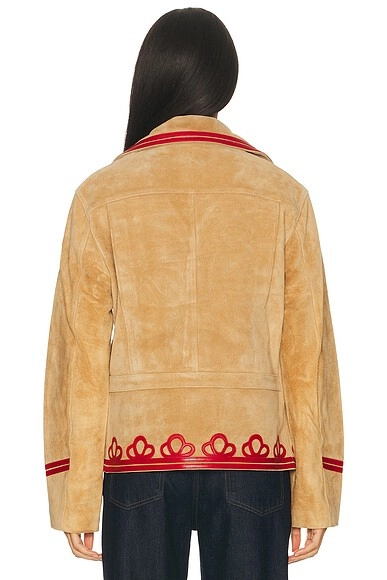 BODE Trefoil Suede Jacket