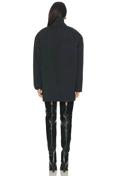 AREA Big Top Turtleneck With Padded Shoulders