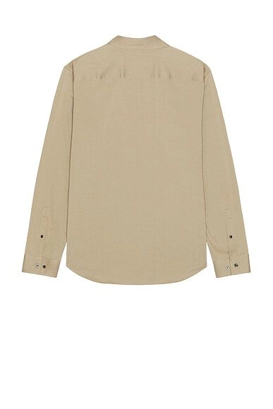Theory Sylvain Structure Knit Shirt - Feather