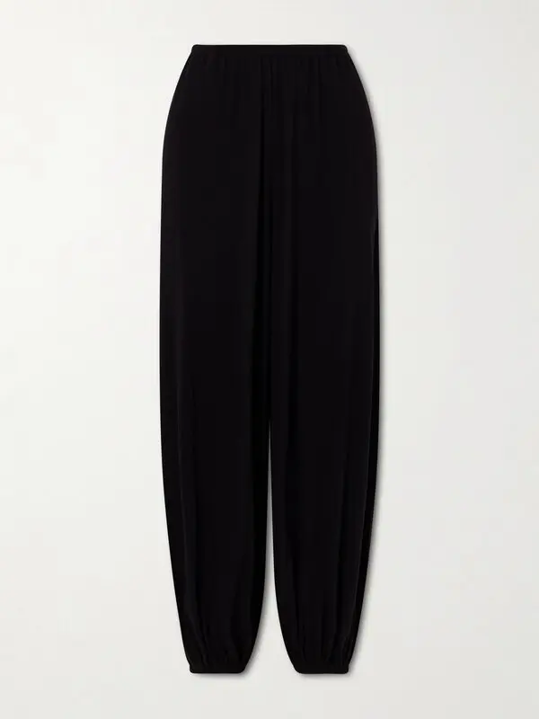 THE ROW Fiamma Cotton, Cashmere And Silk-blend Balloon Pants