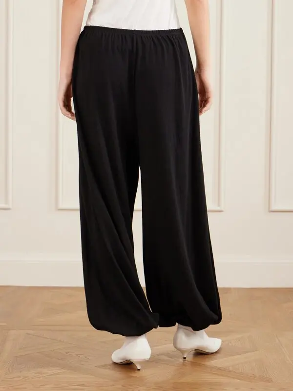 THE ROW Fiamma Cotton, Cashmere And Silk-blend Balloon Pants