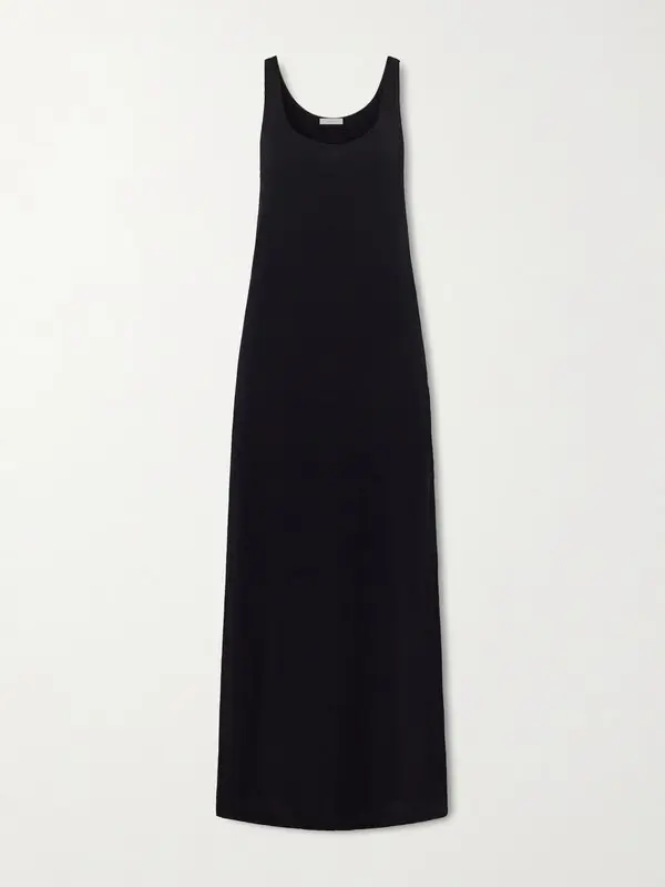 THE ROW Nareen Cashmere Maxi Dress - Black