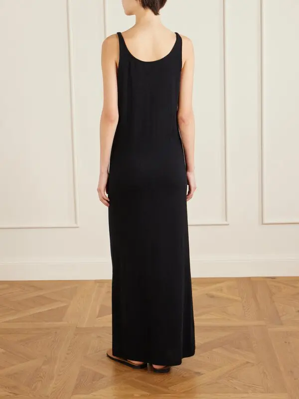 THE ROW Nareen Cashmere Maxi Dress - Black