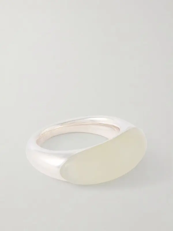 LIÉ STUDIO Beatrice And Serpentine Ring - Silver