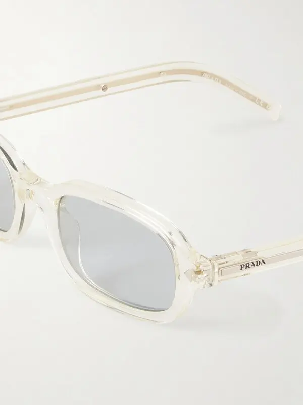Prada Rectangular-frame Acetate Sunglasses
