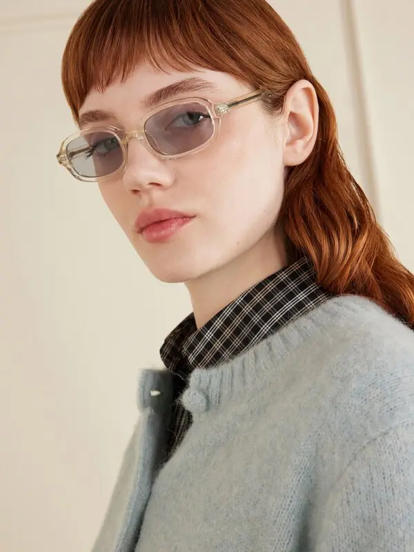 Prada Rectangular-frame Acetate Sunglasses