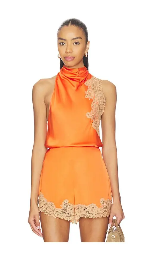 A.L.C. Rose Top With Lace Detailing