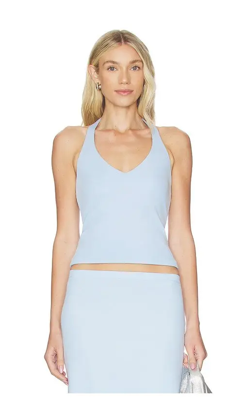 Lna X Revolve Halter Top - Blue
