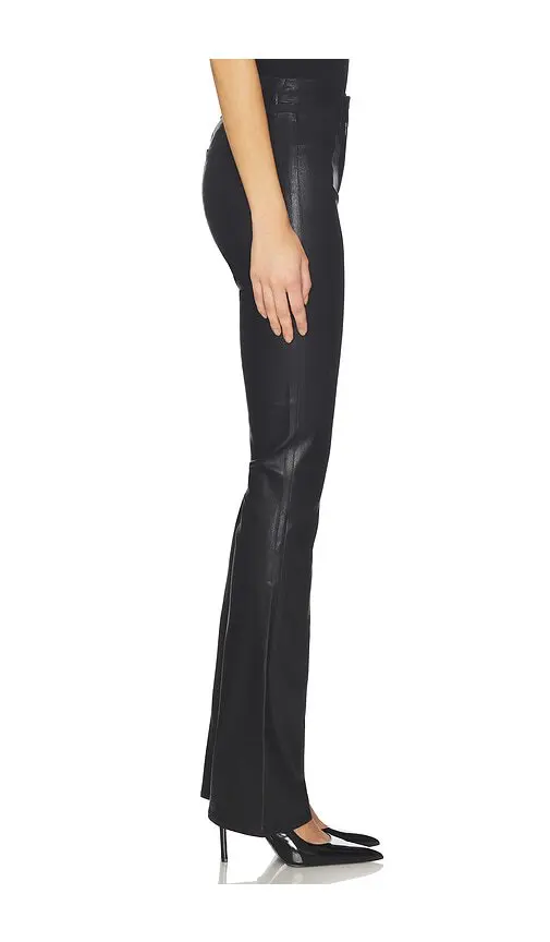 L'Agence Selma High Rise Sleek Baby Boot Pant - Black