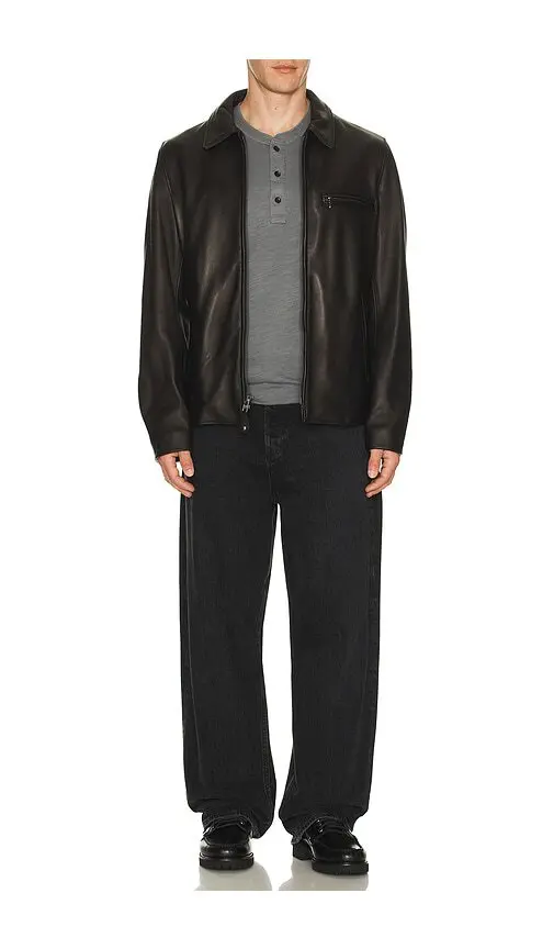 Rag & Bone Classic Flame Henley In . Also - Grey