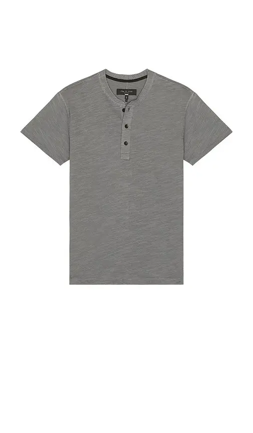 Rag & Bone Classic Flame Henley In . Also - Grey