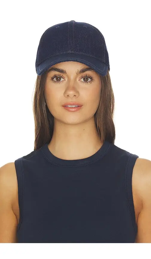 Rag & Bone Harlow Baseball Cap - Blue
