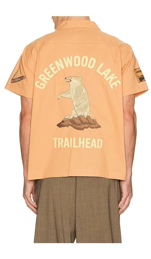 SAMUEL ZELIG Trail Camp Shirt In . Also - Orange
