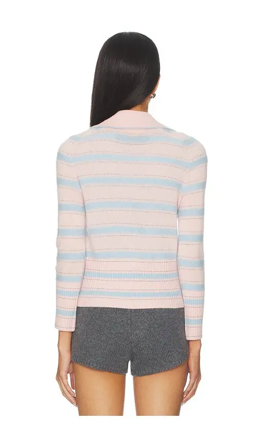 Guest In Residence Cashmere Striped Polo