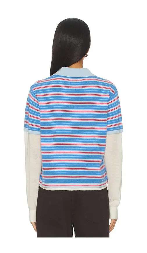 Guest In Residence Layered Stripe Rugby In . Also - Blue