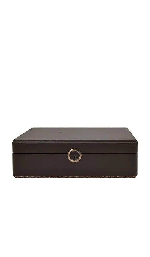 Wolf Earth 5-piece Watch Box With Storage - Brown