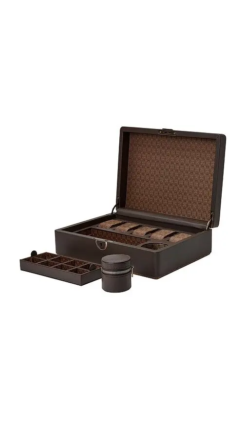 Wolf Earth 5-piece Watch Box With Storage