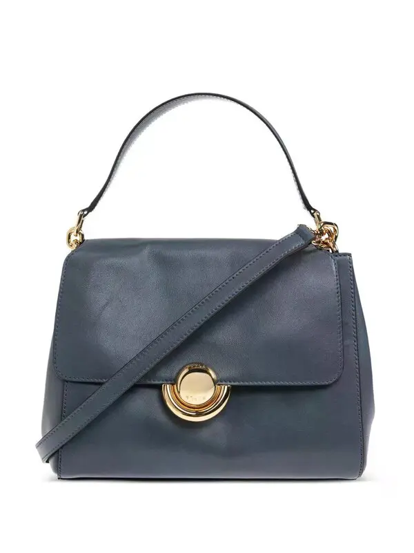 Furla Domus Round-hardware Tote Bag - Blue